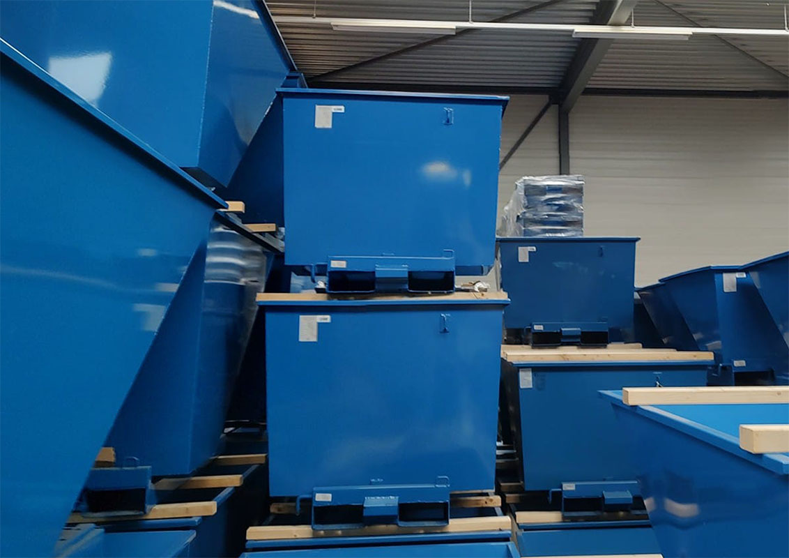 Eenvoudig afval scheiden met kiepcontainers - Tramag B.V.